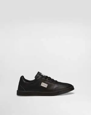 Dolce & Gabbana Dg Original Calfskin Sneakers Shoes Leather - Black