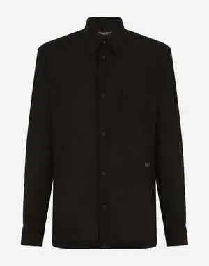 Dolce & Gabbana Camicia Shirts Linen - Black