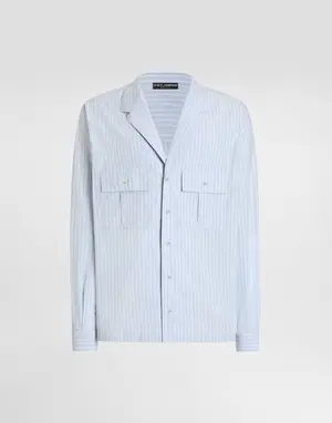 Dolce & Gabbana Striped Cotton Martini Shirt Shirts - Multicolor