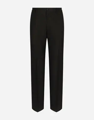 Dolce & Gabbana Tailored Wool Trousers - Black