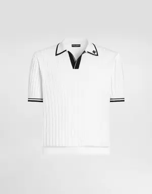 Dolce & Gabbana Cotton Polo Shirt Sweaters And Cardigans - Multicolor