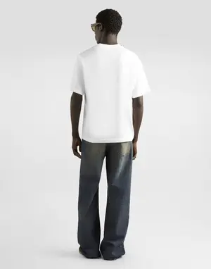Dolce & Gabbana Cotton T-shirt With Patch T-shirts And Polos - White