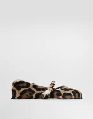 Dolce & Gabbana Ballerina Flat Shoes Brown - Multicolor