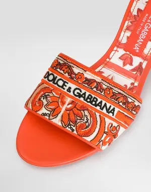 Dolce & Gabbana Ciabatta Flat Slides And Mules - Multicolor