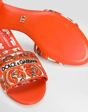 Dolce & Gabbana Ciabatta Flat Slides And Mules - Multicolor