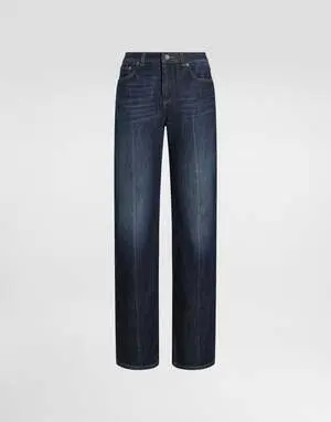 Dolce & Gabbana 5-pocket Denim Trousers Denim And Jeans Multi-colored - Multicolor