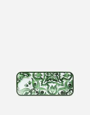Dolce & Gabbana Wooden Tray Small Rectangular - Multicolor