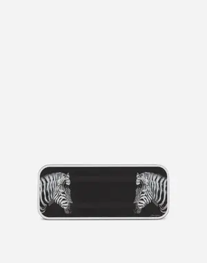 Dolce & Gabbana Wooden Tray Small Rectangular - Multicolor