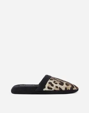 Dolce & Gabbana Cotton Terry Slippers - Multicolor