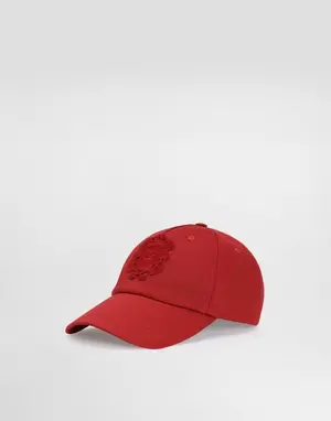 Dolce & Gabbana Gabardine Baseball Cap - Red