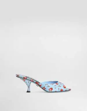 Dolce & Gabbana Mid Heel Mules Clogs For Women