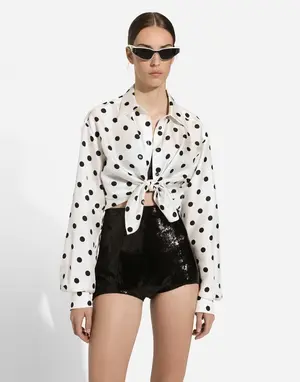 Dolce & Gabbana High-waisted Sequined Briefs Pants And Shorts Sequins
