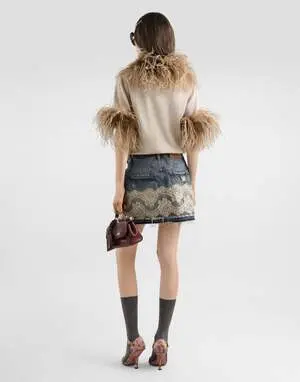 Dolce & Gabbana Cashmere Pullover Sweaters And Cardigans - Beige