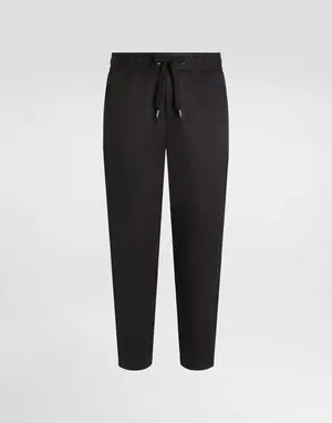 Dolce & Gabbana Stretch Cotton Jogging Pants With Tag Pants And Shorts Cotton - Blue