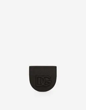 Dolce & Gabbana Deerskin-print Calfskin Coin Wallet Wallets And Small Leather Goods - Black