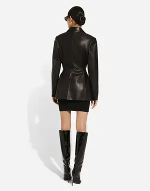 Dolce & Gabbana Calfskin Turlington Jacket Blazers