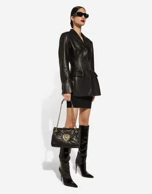 Dolce & Gabbana Calfskin Turlington Jacket Blazers