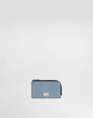Dolce & Gabbana Portacarte Wallets And Small Leather Goods - Denim
