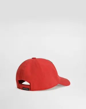 Dolce & Gabbana Drill Baseball Hat With Dg Rugby Patch Accessories Multi-colored