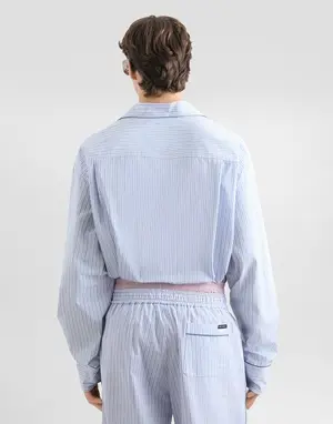 Dolce & Gabbana Striped Poplin Vanity Shirt Shirts