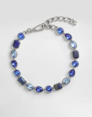 Dolce & Gabbana Necklace With Rhinestones Bijoux Metal - Silver