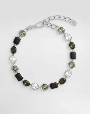 Dolce & Gabbana Necklace With Rhinestones Bijoux Metal - Silver