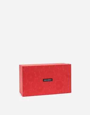 Dolce & Gabbana Lace Pumps With Embellished Brooch Detail - Red