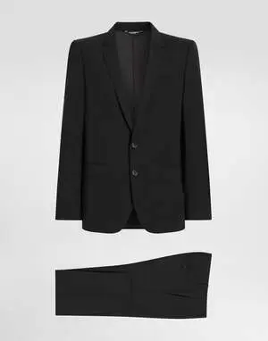 Dolce & Gabbana Abito Suits And Blazers Wool - Black