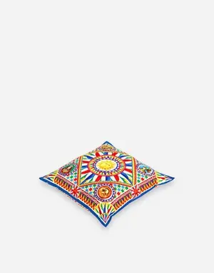 Dolce & Gabbana Canvas Cushion Small Small Cushions