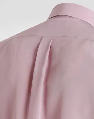 Dolce & Gabbana Silk Crêpe De Chine Gold Shirt Shirts Silk - Lilac