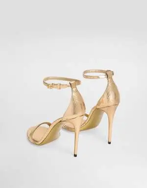 Dolce & Gabbana Sandalo Sandals And Wedges - Gold
