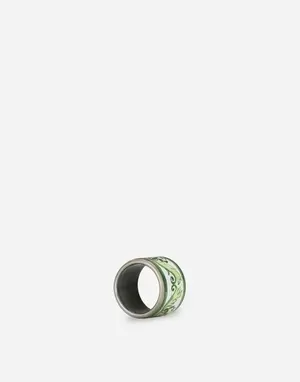 Dolce & Gabbana Set 2 Medium Porcelain Napkin Rings Napkin Rings