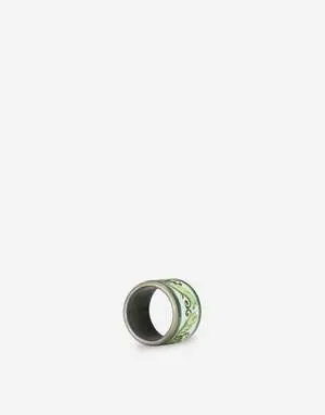Dolce & Gabbana Porcelain Napkin Rings Set Of 2