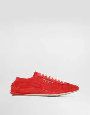 Dolce & Gabbana Suede Lipari Lace-ups - Red
