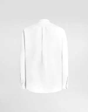 Dolce & Gabbana Striped Poplin Martini Shirt Shirts - White