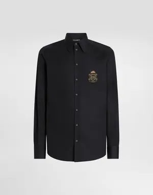 Dolce & Gabbana Cotton Martini Shirt Shirts - Black