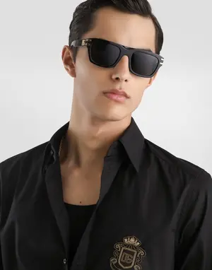 Dolce & Gabbana Cotton Martini Shirt Shirts - Black
