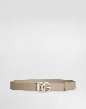 Dolce & Gabbana Cintura Logata Belts - Beige