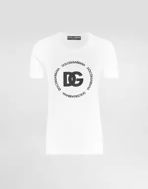 Dolce & Gabbana Tshirt Manica Corta T-shirts And Sweatshirts Cotton - White