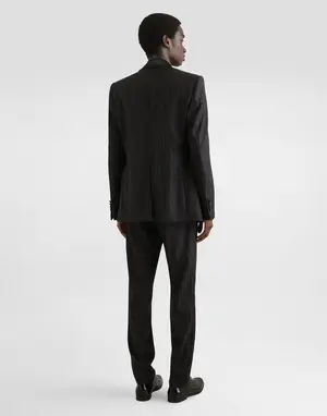 Dolce & Gabbana Wool Pekin Jacquard Trousers