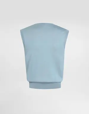 Dolce & Gabbana Silk Tank Top Sweaters And Cardigans