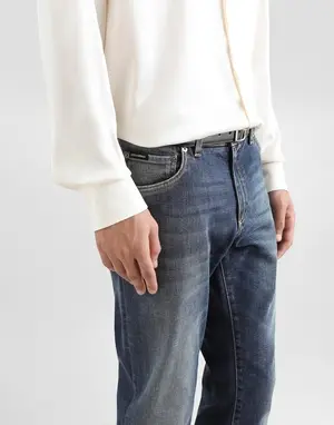 Dolce & Gabbana Pantalone Denim Multi-colored Cotton