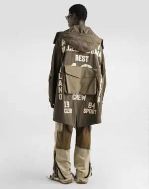 Dolce & Gabbana Hooded Parka Coats And Jackets