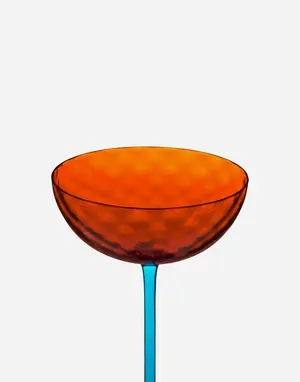 Dolce & Gabbana Hand-blown Murano Champagne Glass Champagne Glasses