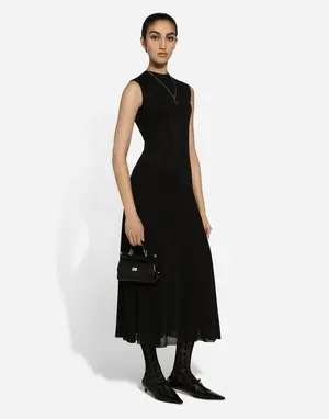 Dolce & Gabbana Light Viscose Jersey Calf-length Dress
