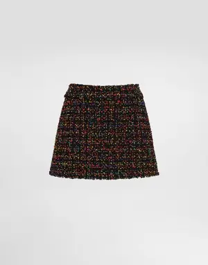 Dolce & Gabbana Tweed Miniskirt Skirts - Multicolor
