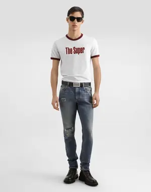 Dolce & Gabbana Cotton Jeans - Multicolor