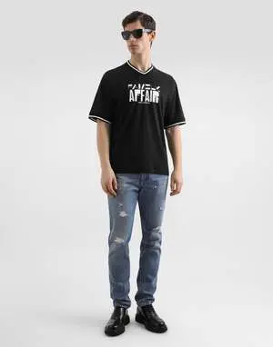 Dolce & Gabbana Regular Cotton Jeans Denim Multi-colored