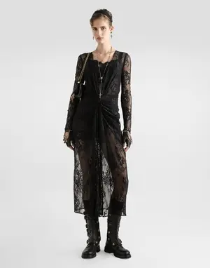 Dolce & Gabbana Floral Lace Dress
