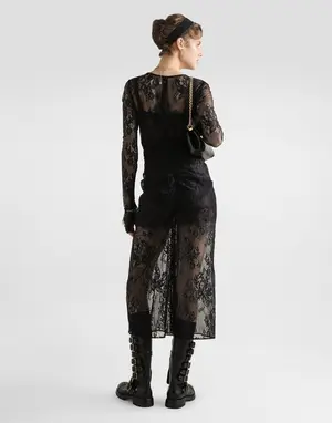 Dolce & Gabbana Floral Lace Dress